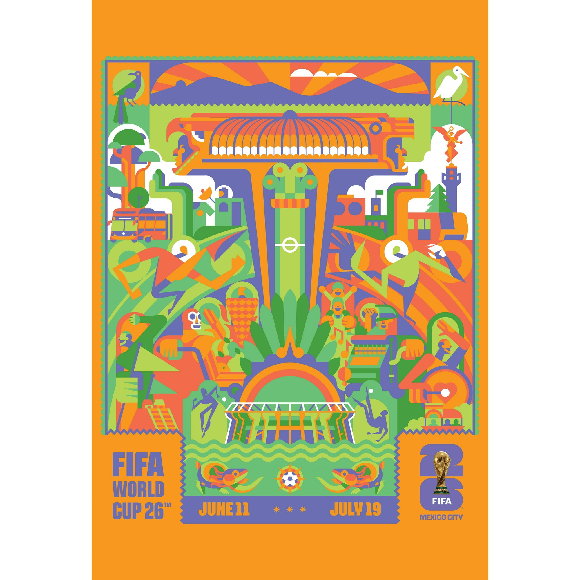 Click here for Movie Poster Warehouse Fifa World Cup 2026 - Mexic... prices