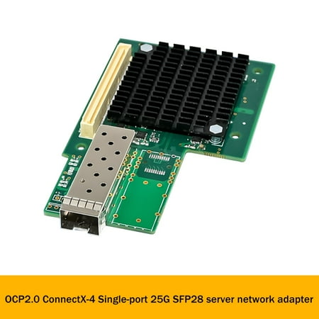 OCP2.0 Mellanox X-4 Single Optical Port 25G SFP28 Server Network Card SFP28 Fiber Optic Network ...