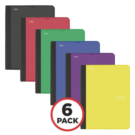 Five Star Interactive Notetaking Composition Books, 1 Subject, College ...