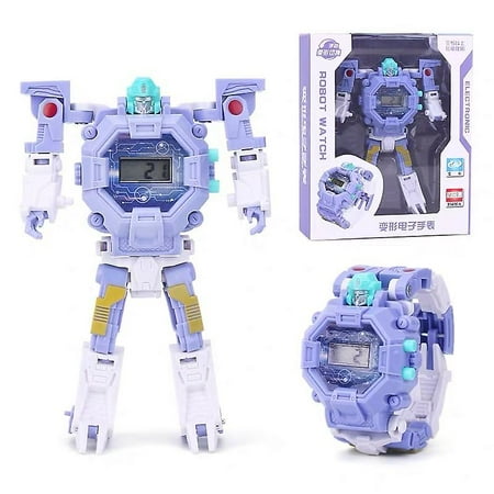 Toy Robot Watch Transformation Wristwatch Toy Cartoon Transformation/1 ...