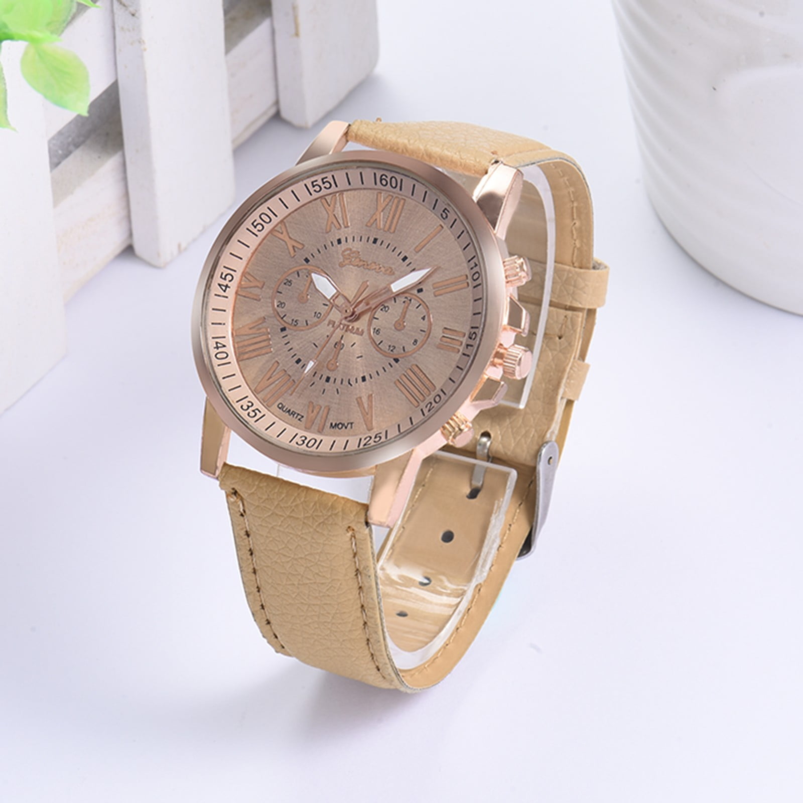 Click here for Rkstn Watches For Women Roman Numerals Faux Leathe... prices