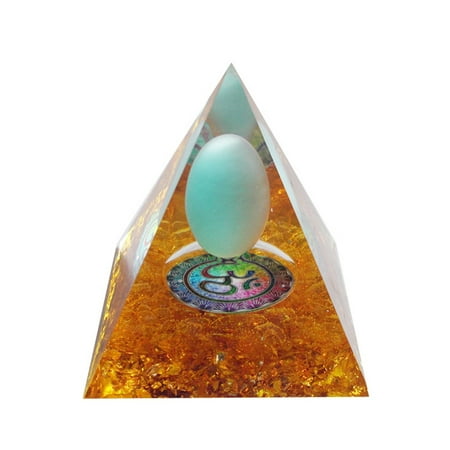 Coiry 5cm Orgonite Pyramid Egg Heal Chakra Crystal Stone Energy Orgone Generator - Walmart.ca