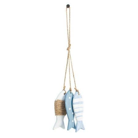 YERDGARY Fish String Wooden Fish Sea Pendant For Kindergarten Decor ...
