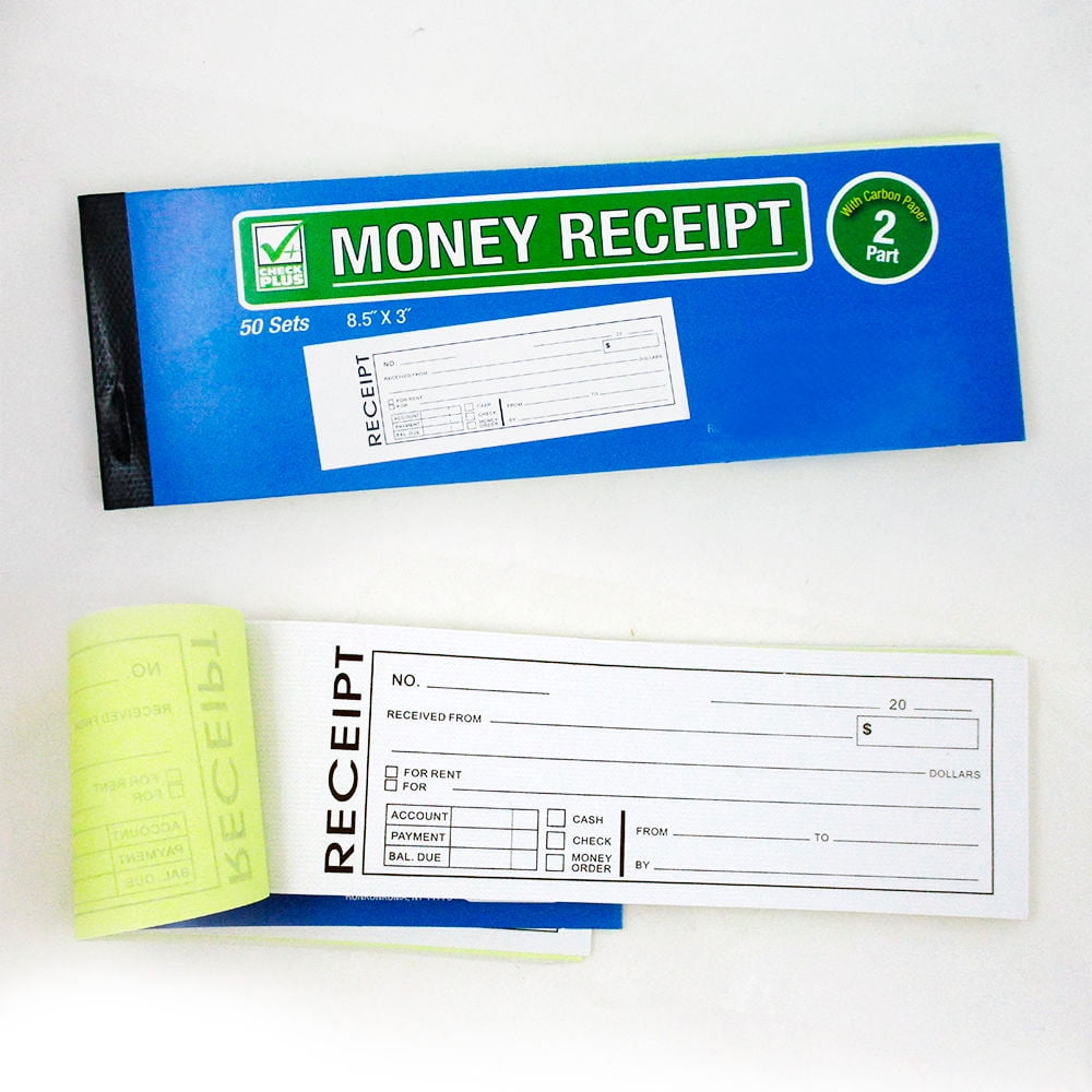 1 Cash Money Rent Receipt Record Book 2 Part 50 Sets Duplicate Copy ...