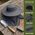 Breathable Fisherman Hat with Detachable Face Mask, 2026 New Fisherman ...