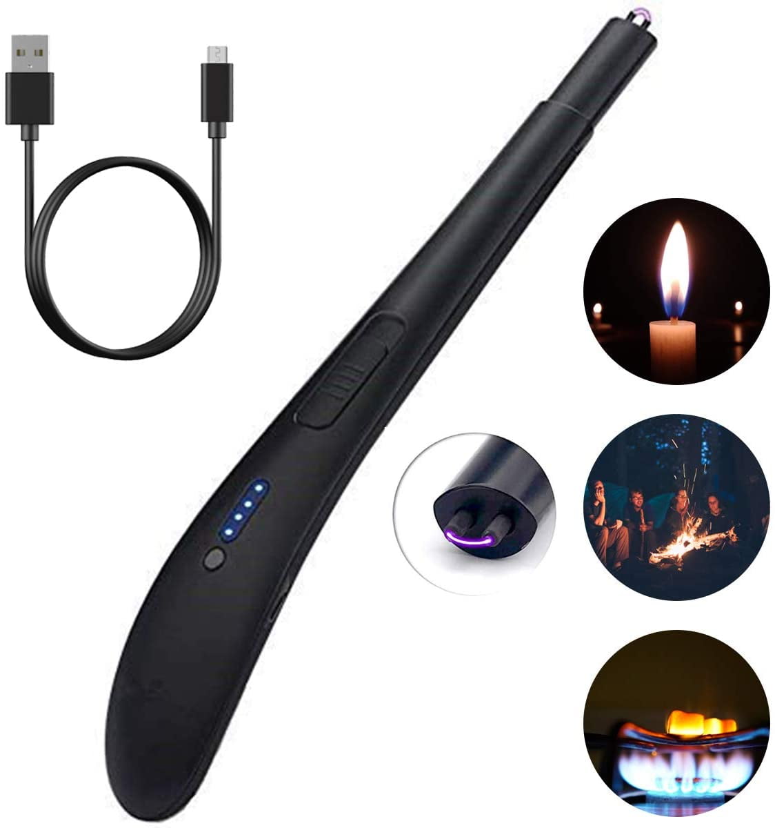 Stick Lighter Arc Lighter Candle Lighter, Usb Rechargeable Lighter ...