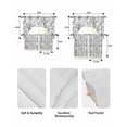 Black White Botanical Kitchen Curtains Swag Valance and Tier Curtains ...