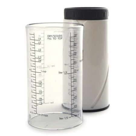 Norpro 2 Cup Capacity Adjustable Measuring Cup - For Liquids or Solids ...