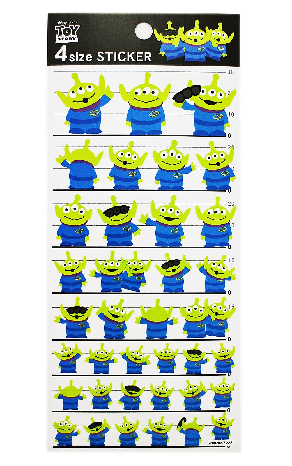 Disney Pixar's Toy Story Aliens Assorted Sticker Collection (37 ...
