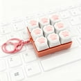 Silent Keyboard Fidget Toy,Fidget Keyboard for Stress Relief, Silent ...