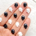 30 Pieces Halloween Cartoon Skull Flatback Nail Charms - Creative Nail ...