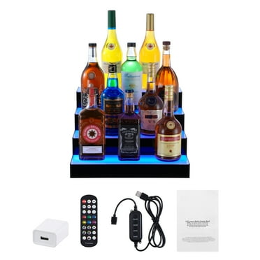 OnDisplay Luxe Wireless LED Lighted Home Bar Liquor Display Stage ...