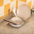 CACAGOO Dish Drying Rack Expandable Dishes Drainer Over The Sink Dish ...