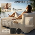 Vornel Light Green Outdoor Waterproof Chaise Lounge, Olefin Fabric ...
