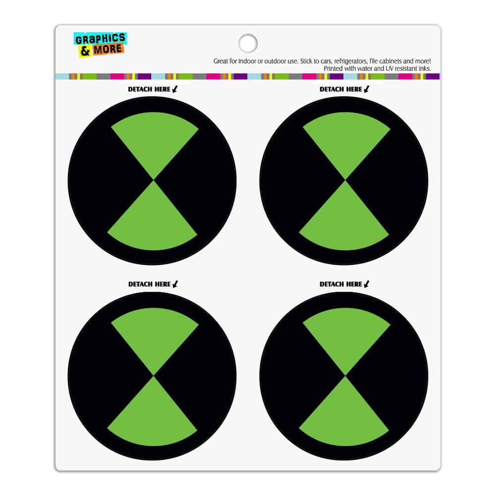 Ben 10 Logo Refrigerator Fridge Locker Vinyl Circle Magnet Set ...
