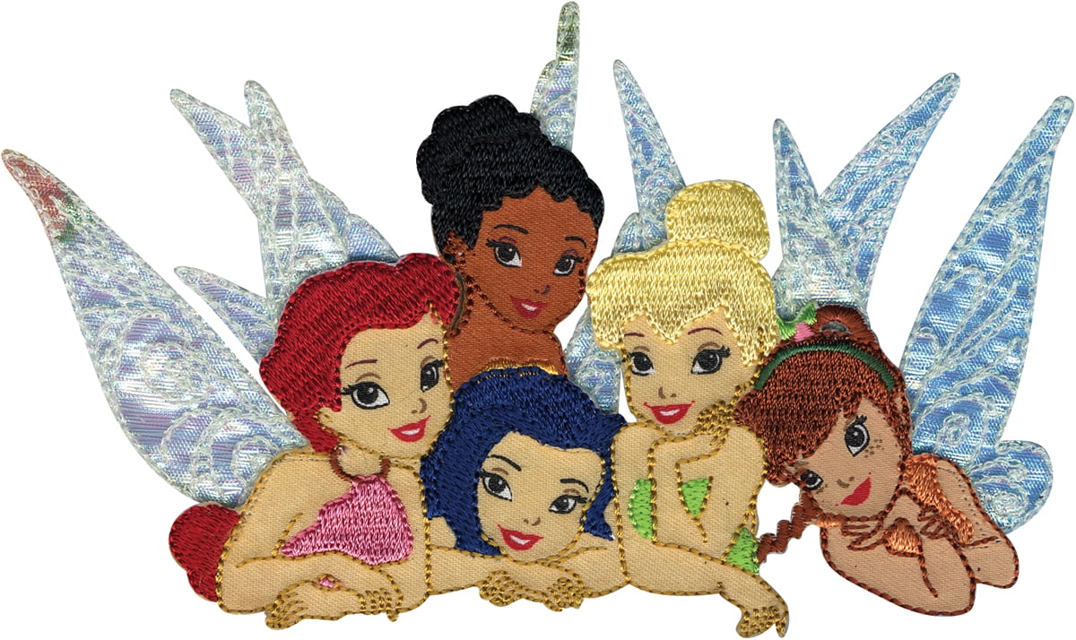 Disney Fairies Iron-On Applique-Fairy Group, Pk 3, Wrights - Walmart.com