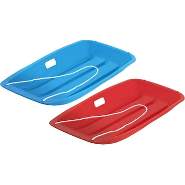 Flexible Flyer 3-Pack Snow Sleds - Blue, Green, Orange - Walmart.com
