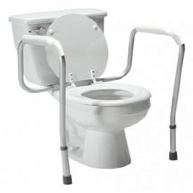 Lumex 6460A Versaframe Toilet Safety Rail with Adjustable Height (Pack ...