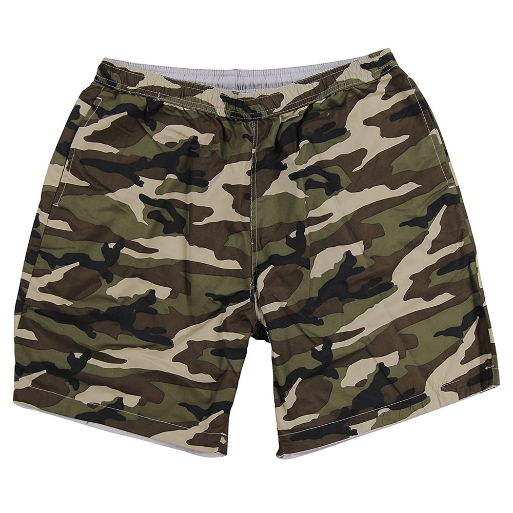 Islandia Mens Reversible Microfiber Swim Trunks - Walmart.com