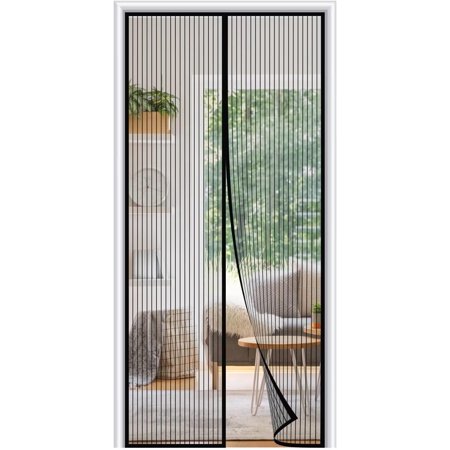 Magnetic Fly Screen Door 90 x 210cm - Reinforced Flame Retardant Fabric ...