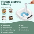 Electric Sitz Bath for Toilet Seat Sitz Bath for Hemorrhoids Postpartum ...