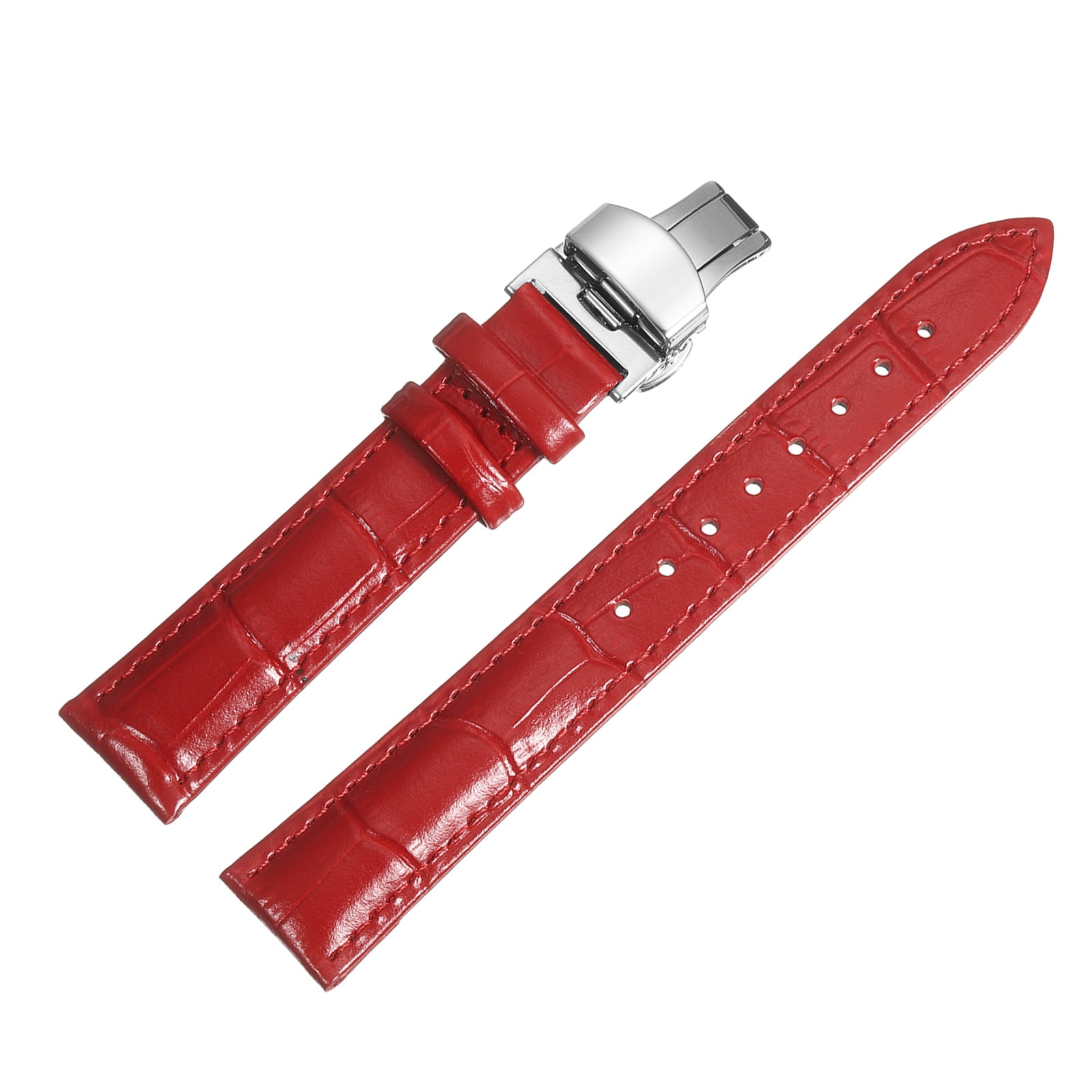 Click here for Uxcell Leather Band Deployment Buckle Watch Strap... prices