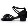 Hifoo Girls Flat Sole Braided Strap Latin Tango Dance Shoes For ...