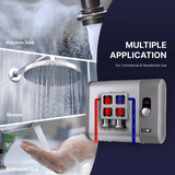 Atmor Eco Electric Tankless Water Heater, 24kW 4.65 GPM, Ideal for 2 ...