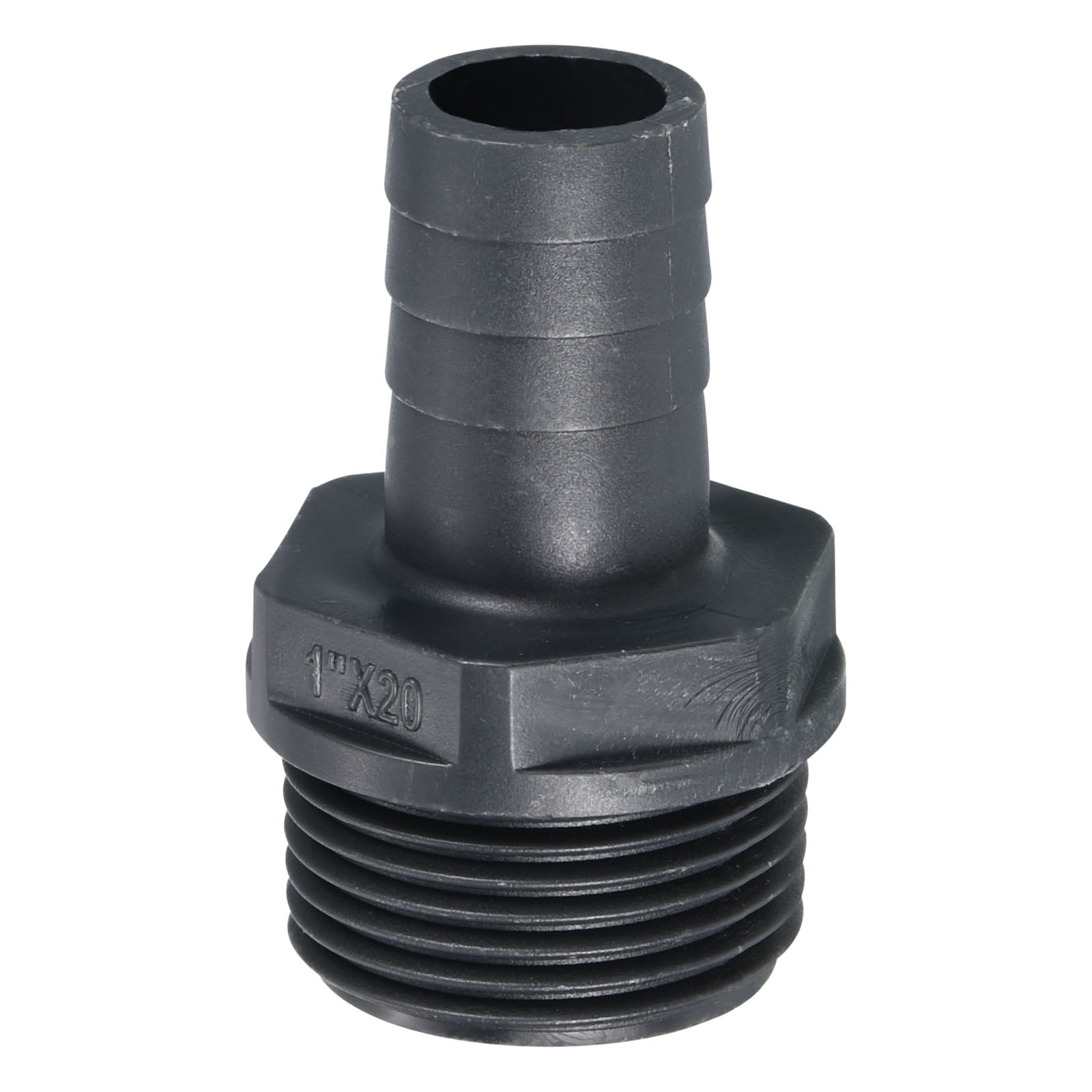 Uxcell UPVC Barb Hose Fitting 20mm Barbed G1 Male Thread Pipe Connector ...