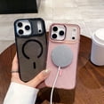 Bling Glitter Shiny Clear Magnetic Phone Case for iPhone, Compatible ...