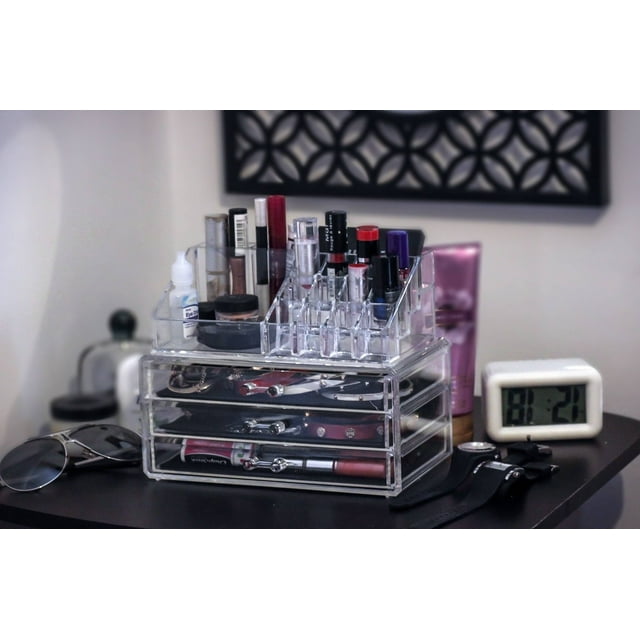 Clear Acrylic Cosmetic Organizers - Walmart.com