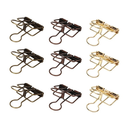 Office Binder Clips, 90 Pcs Binder Clips Unique Hollow Design ...