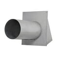Lambro 8-In., 26-Gauge Paint-Grade Galvanized Wall Exhaust Hood Vent ...