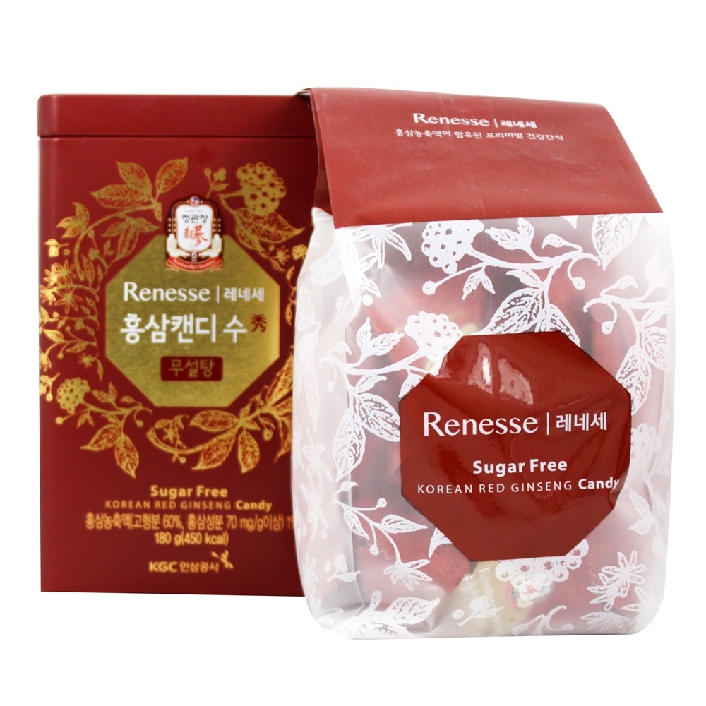Korea Ginseng Corp - Renesse Red Ginseng Candy Sugar Free - 180 Grams ...