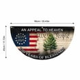 35.43 x 17.72 Inch 250th Anniversary Decorations Patriotic Fan Flag ...
