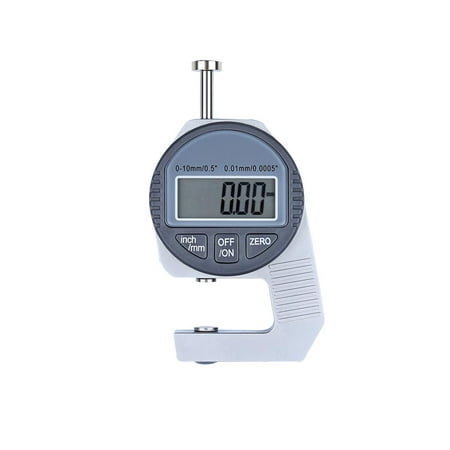 Electronic Dial Thickness Gauge Meter instrument plastic 12.7mm Digital ...
