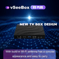 2025 vSeeBox V3 Plus Android TV Box | 64GB | Voice Remote | 4K UHD ...