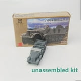 Military Assembly Model Kit DIY 1/72 Scale Plastic Sd.Kfz.7 Half-Track ...