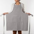 Now Designs Chef's Kitchen Apron, One Size, Narrow Stripe Black ...