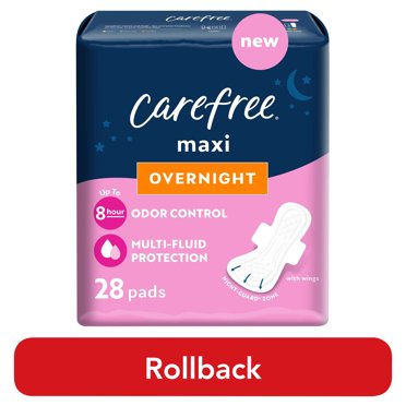 Carefree Extra Long Body Shape Panty Liner, Unscented, 93ct - Walmart.com
