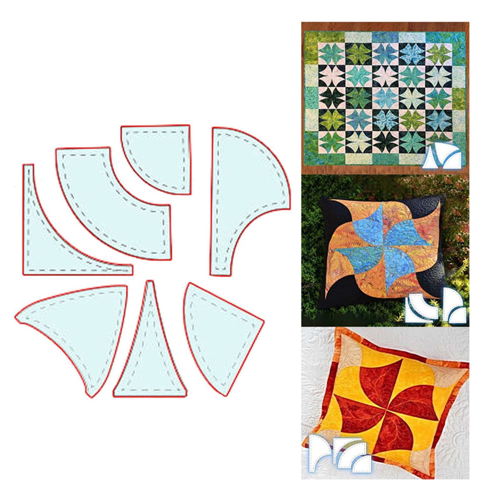 Table Flag Quilting Ruler Acrylic Template Set for Sewing Tablecloth ...