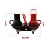 Remote Battery Terminals Battery Post Terminals for UTV Trucks Trailer ...