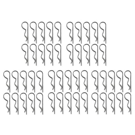 50 Pieces Marine Stainless Steel R Retaining Clip Sp Cotter Pin 1 ...