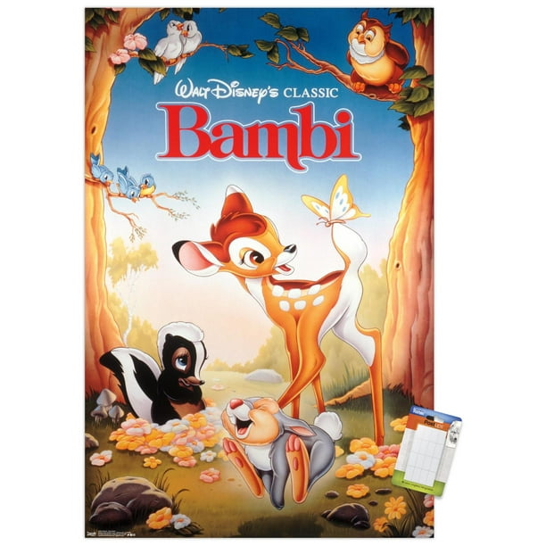Disney Bambi - One Sheet Wall Poster, 22.375" x 34" - Walmart.com