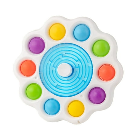 Rotating Rainbow Magic Bean Cube，Funny Stress Reliever Rotating Fidget ...