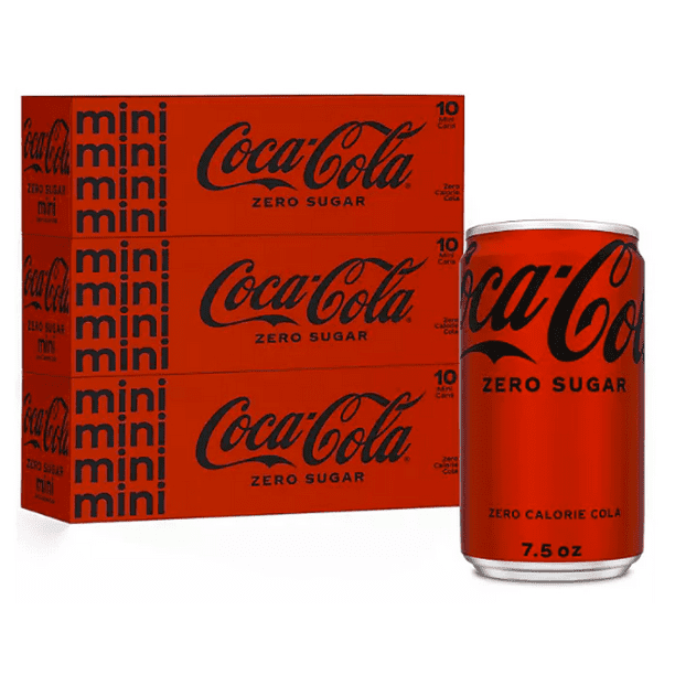 Coca-Cola Zero Sugar Mini Cans (7.5 fl. oz., 30 pk.) - Walmart.com
