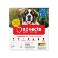 Provecta Advanced Flea & Tick Topical Solution for Dogs Over 55 lb. 4 ...