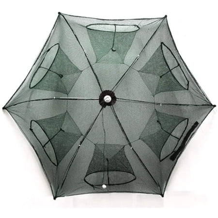 Fishing Net Foldable Crab Net Trap Cast Dip Cage Minnow Crawfish Shrimp ...