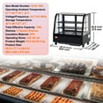 VEVOR Refrigerated Display Case, 3.5 Cu.Ft./100L, 2-Tier, Countertop ...