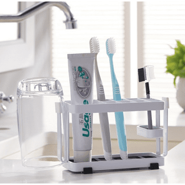 Joseph Joseph EasyStore Toothbrush Caddy Small - Blue/White - Walmart.com